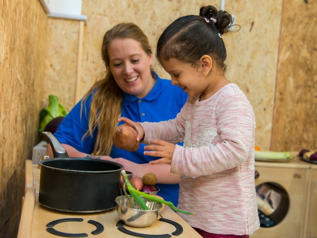 The curiosity approach supports nature based play learning